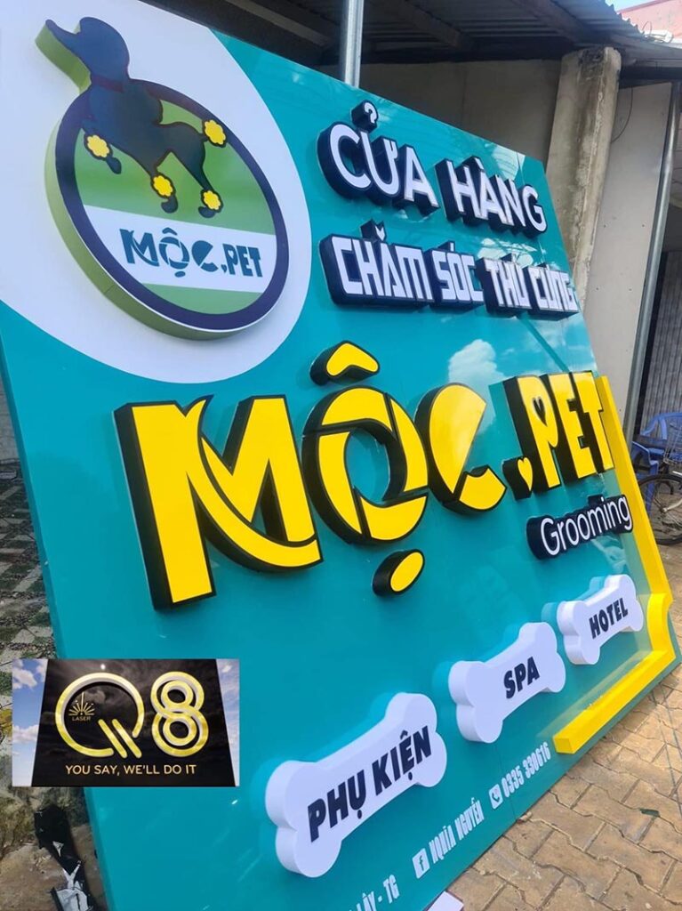 Làm Bảng Hiệu Pet Shop Thú Cưng Đẹp Thịnh Hành Nhất 2025